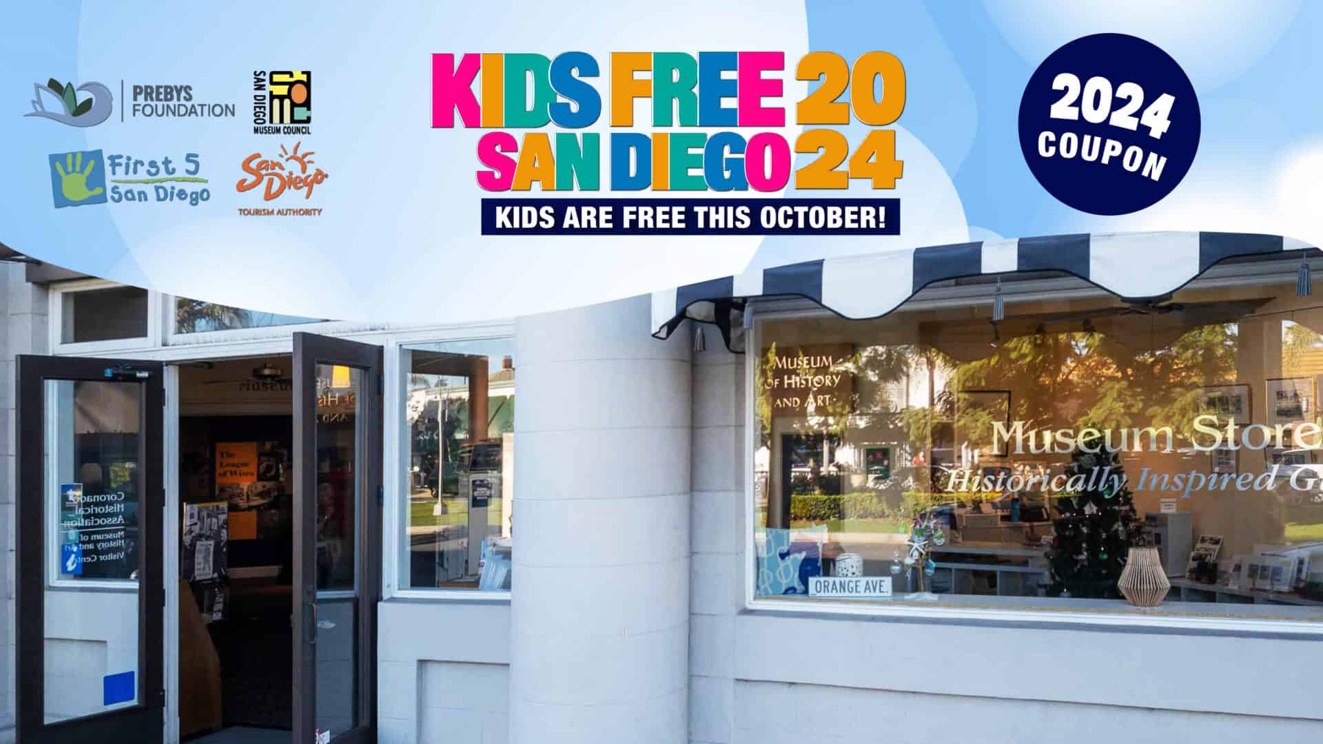 Coronado Historical Association Kids Free 2024 Coupon - San Diego Museum Council